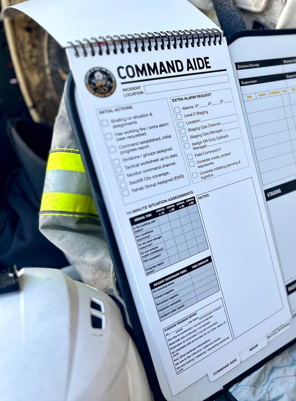 Incident Command Quick Action Guide Book | Shop | Combat Ready Fire